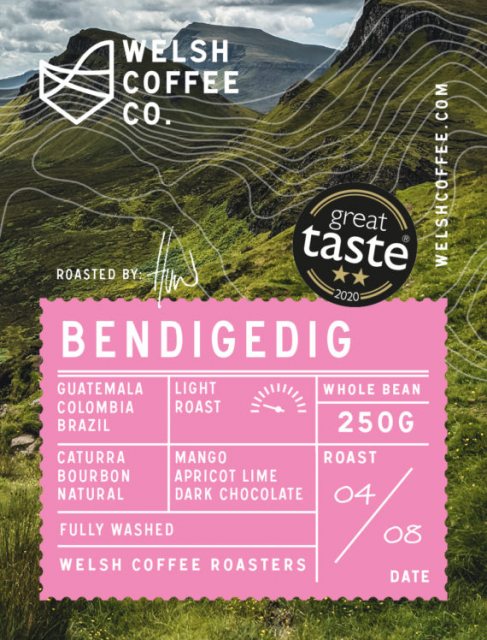 Welsh Coffee Co. Bendigedig Whole Bean Coffee 250g | At Portmeirion ...
