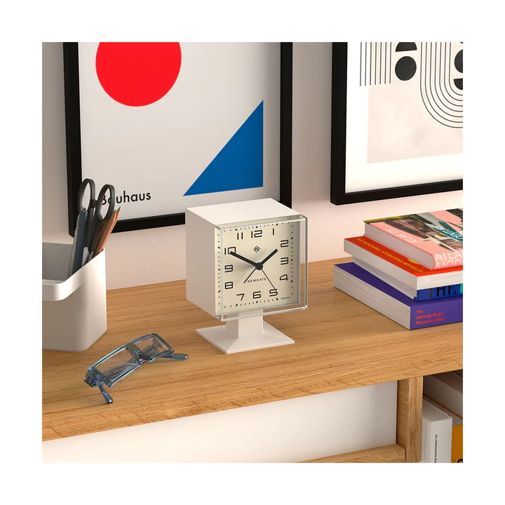 Newgate Victor Alarm Clock - Pebble White - Alarm Clocks - Portmeirion ...