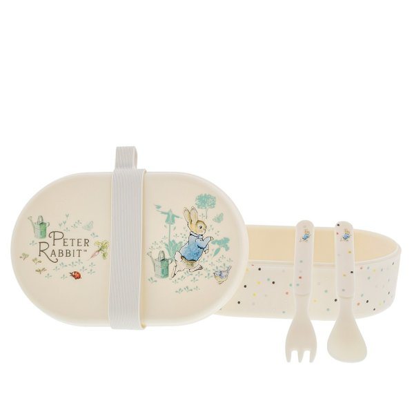 Peter Rabbit Snack Box & Cutlery Set | At Portmeirion Online ...