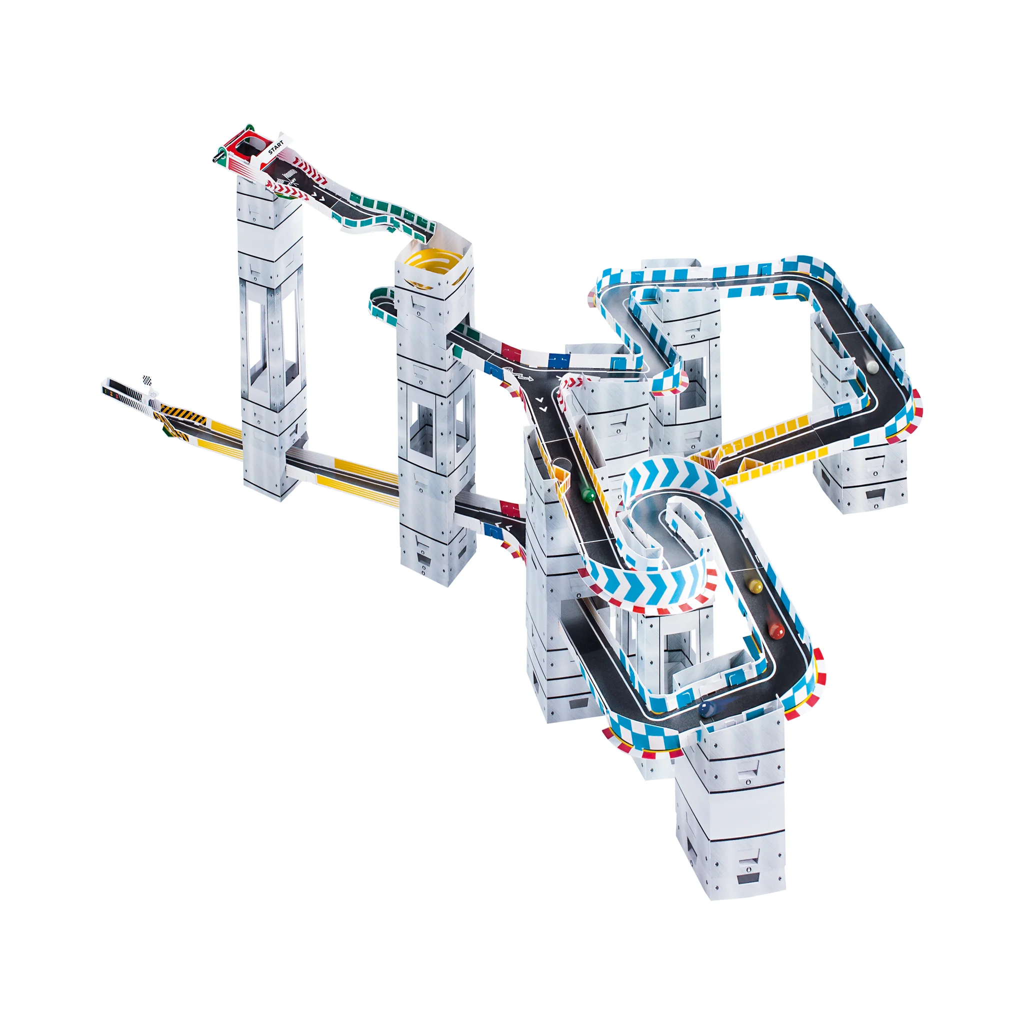 58 Piece Marble RaceTrax | At Portmeirion Online - Portmeirion Online