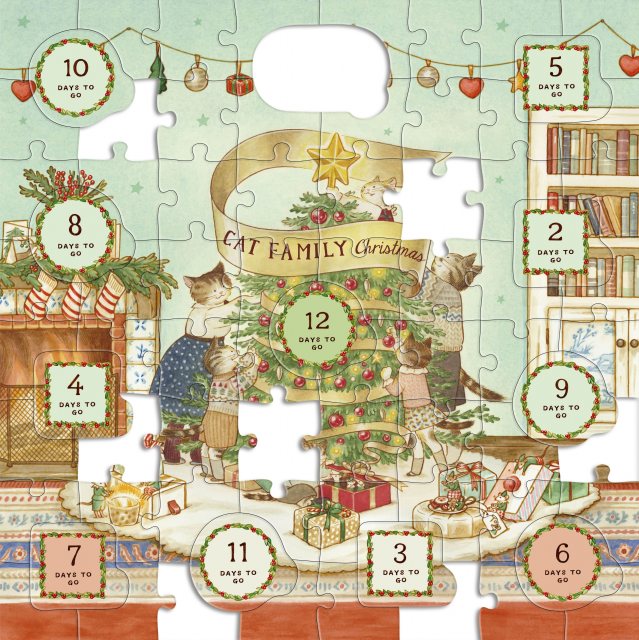 Cat Family Christmas - Lift The Flap Jigsaw Puzzle | At Portmeirion ...