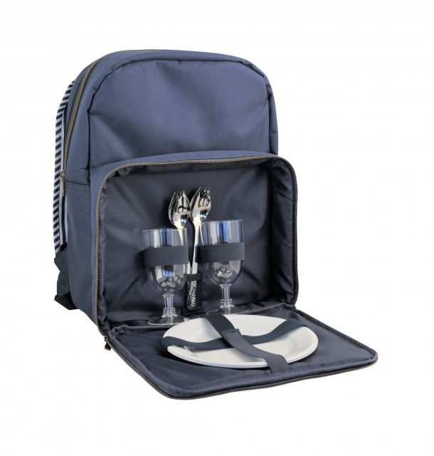 Three Rivers 2 Person Filled Backpack Picnic Set | At Portmeirion ...