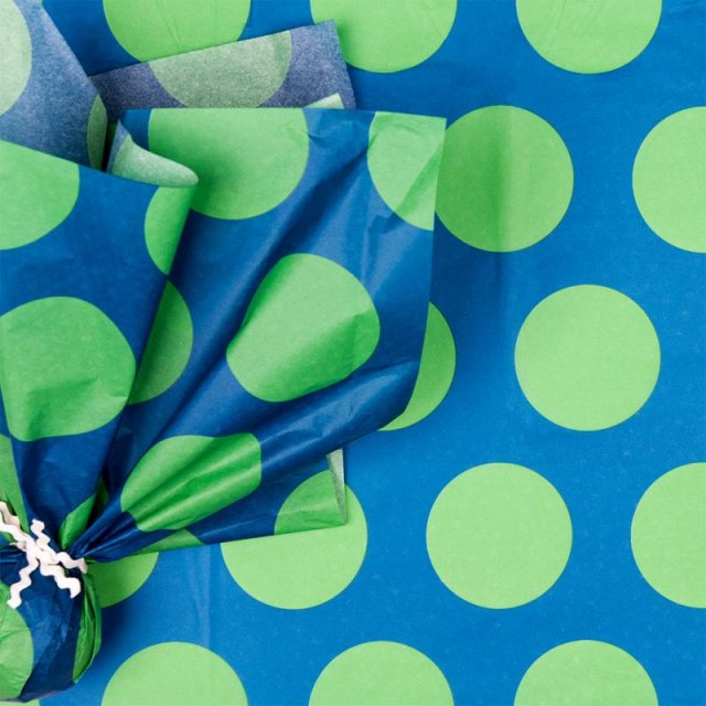 Tissue Paper - Spotlight Green on Blue (10 sheets) | Buy Online Here ...
