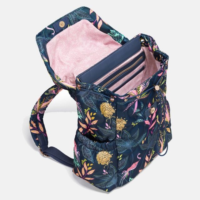 Sara Miller Botanic Paradise Quilted Backpack | At Portmeirion Online ...