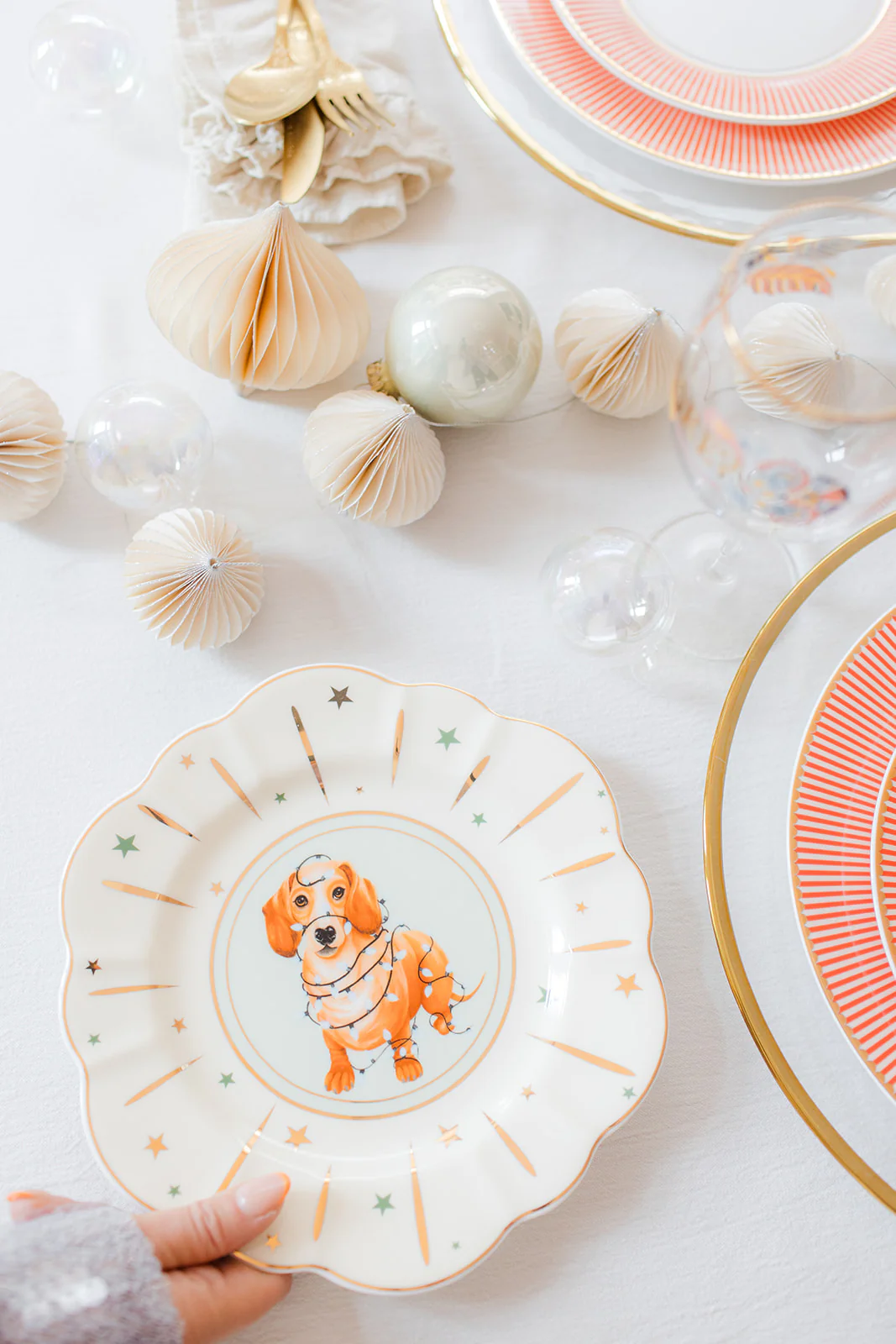 Yvonne Ellen Christmas Sausage Doggie Cake Plate | At Portmeirion ...