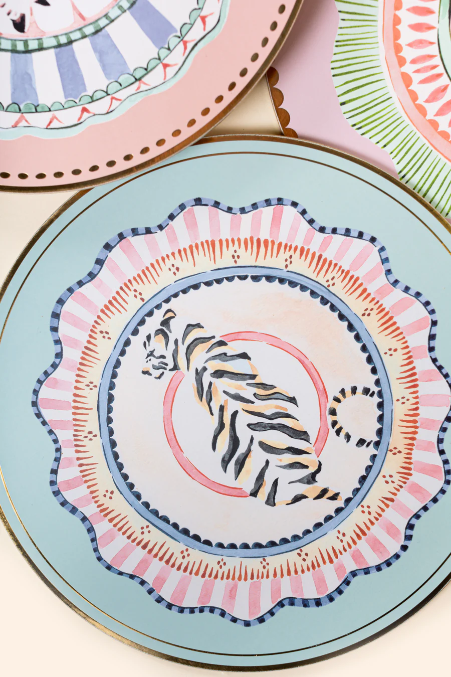 Yvonne Ellen Round Cork Back Placemats Set of 4 | At Portmeirion Onlin ...