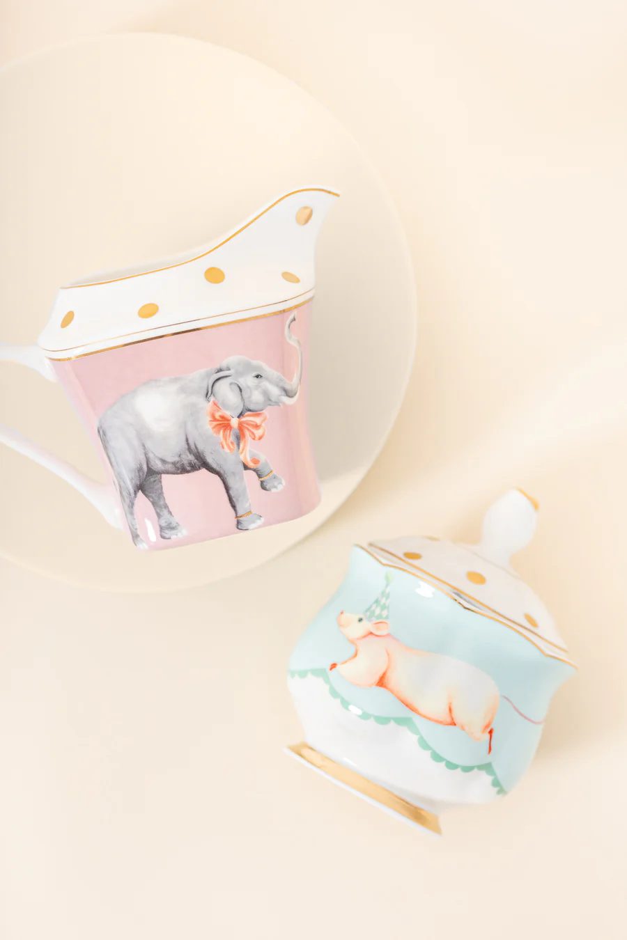 Yvonne Ellen Elephant Milk Jug & Mouse Sugar Pot Set | At Portmeirion ...