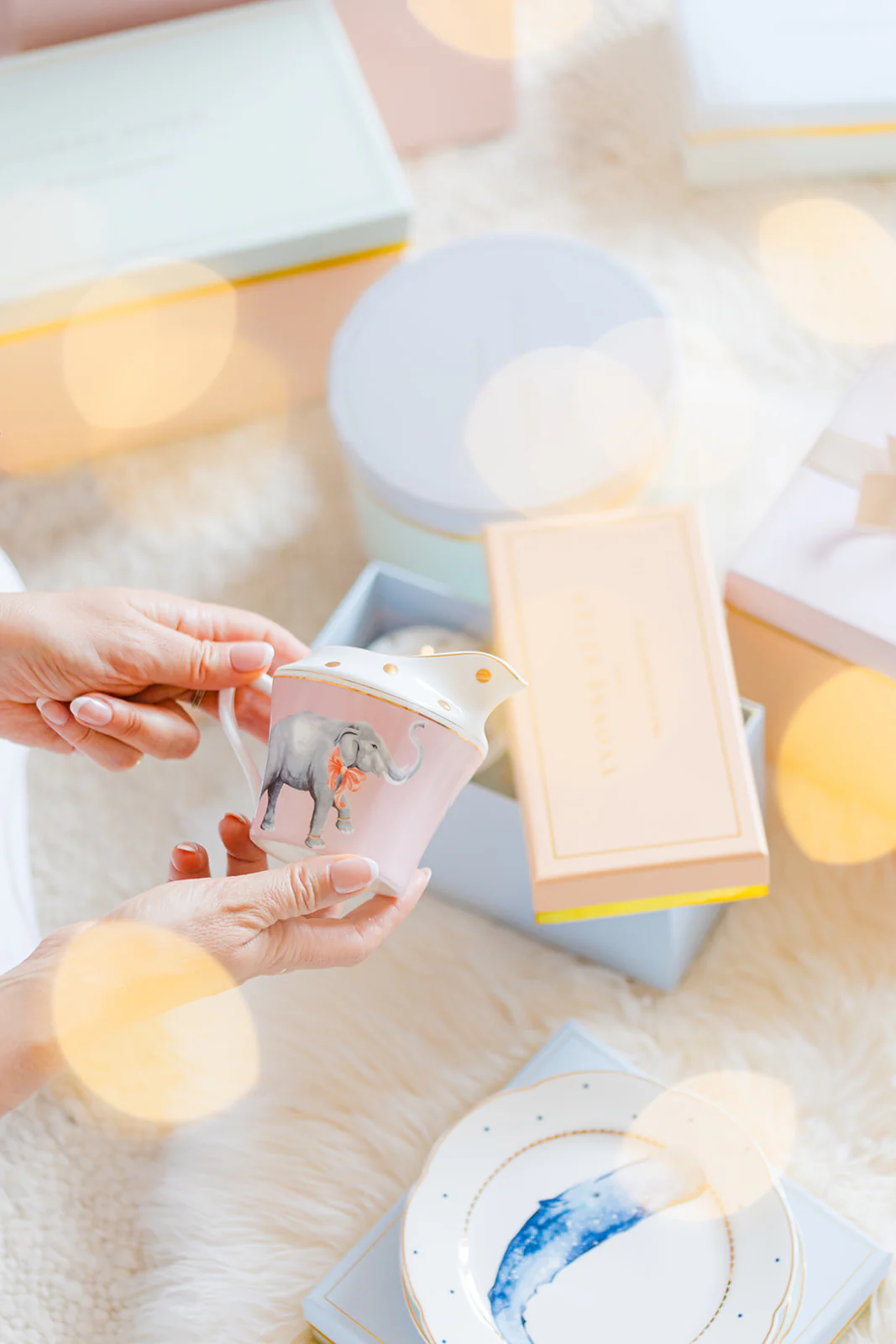 Yvonne Ellen Elephant Milk Jug & Mouse Sugar Pot Set | At Portmeirion ...