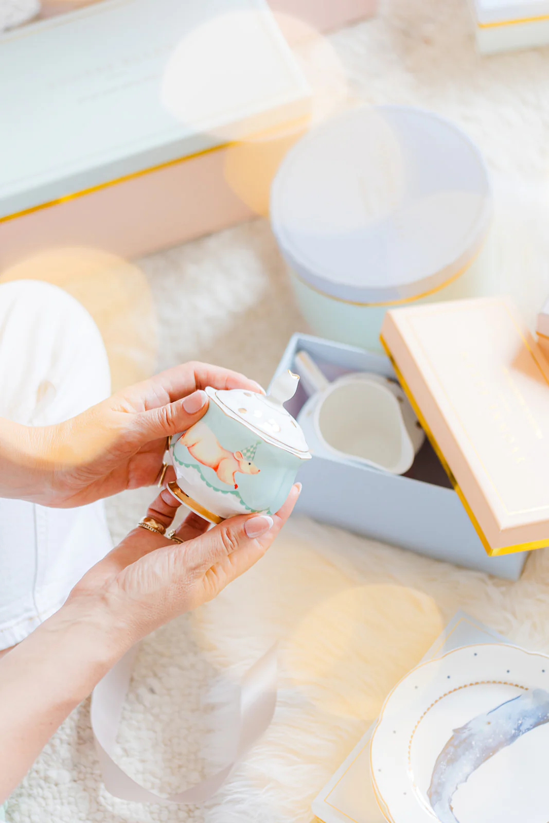 Yvonne Ellen Elephant Milk Jug & Mouse Sugar Pot Set | At Portmeirion ...