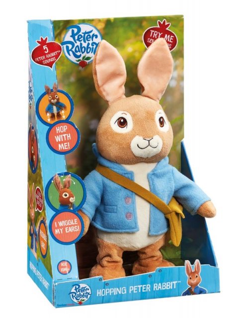 Peter Rabbit Talking & Hopping Peter - Toys & Gifts - Portmeirion Online