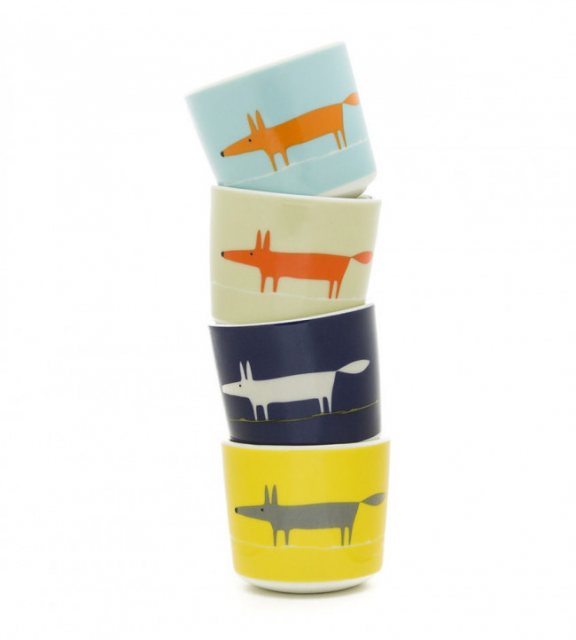 Scion Living Set 4 Egg Cups Mr Fox | Buy Online Here - Portmeirion Online